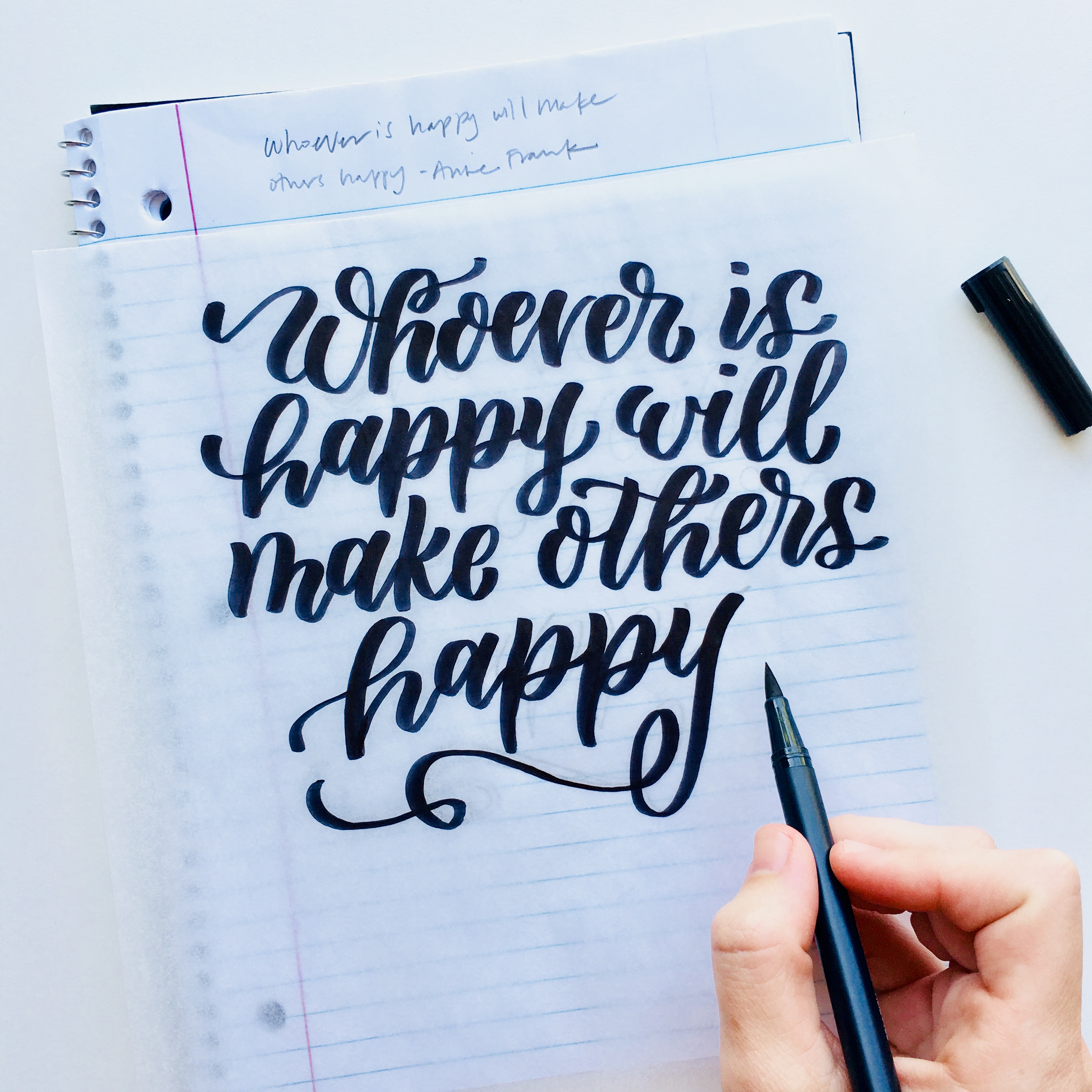 How To Create Ombre Brush Lettering With Colored Pencils – STUDIO 80 DESIGN